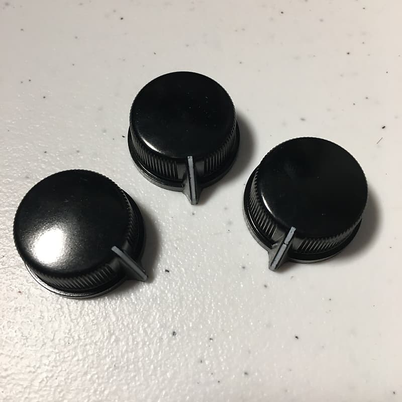 Davies 1470 Style Knobs - Klon style knob set 3 pcs - Black - | Reverb