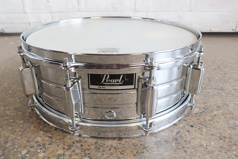 Pearl 5x14" Chrome Over Steel Snare Drum Vintage 1970's | Reverb