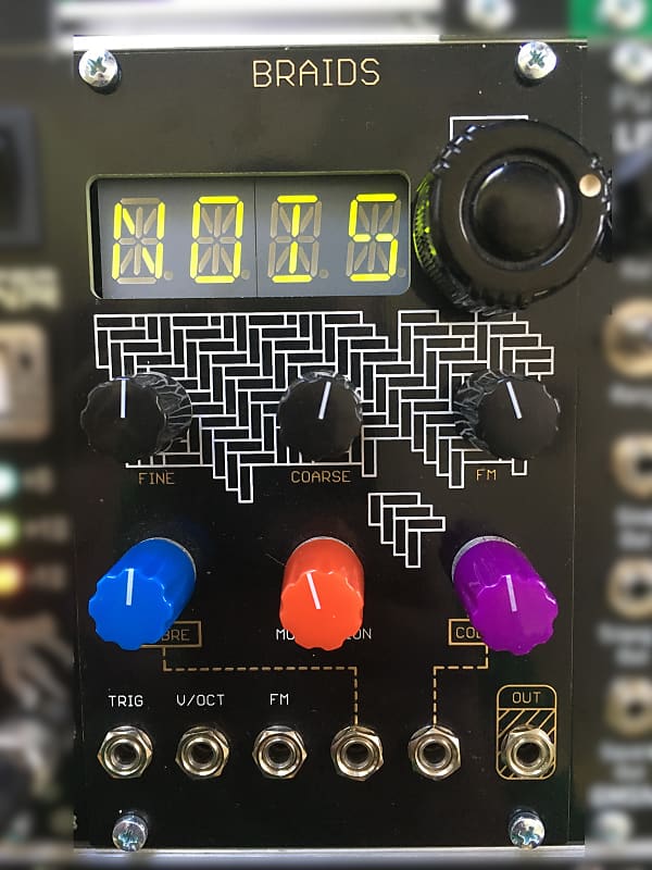 Mutable Instruments DIY Braids Macro Oscilator VCA Filter | Reverb