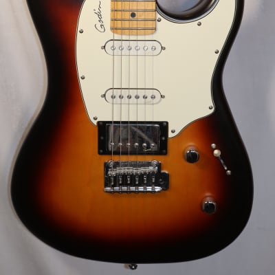 Godin Session HSS Sunburst Satin Finish Maple Neck electric | Reverb