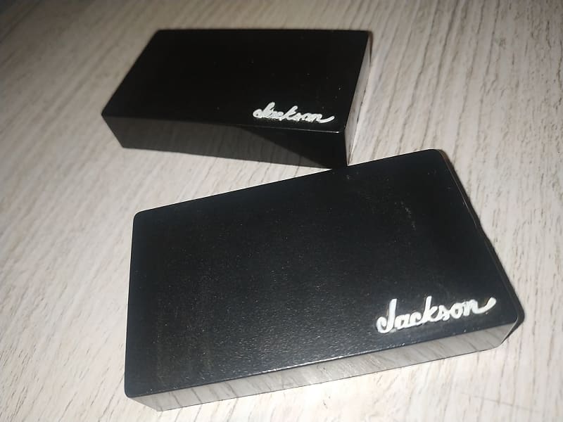 Jackson J50BC J90 J85 pickup covers set of two 1980s - Black | Reverb
