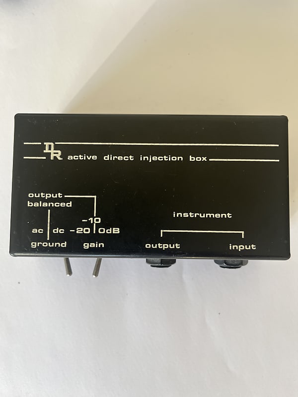 D&R Active Direct Injection Box 90s - Black | Reverb