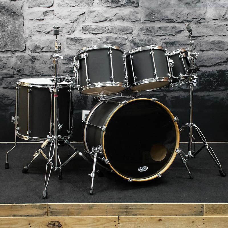 Mapex Mars Pro Matte Black Matrix 10/12/13/16/22/14 | Reverb