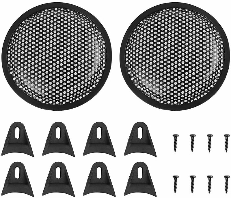 2 Patron 10" SubWoofer Metal Mesh Cover Waffle Speaker Grill | Reverb