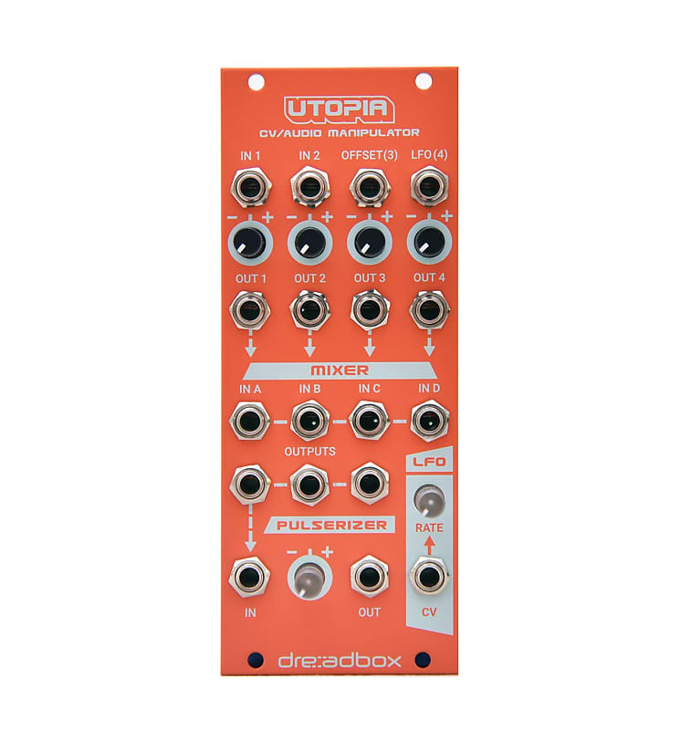 Dreadbox Utopia CV/Audio Manipulator Chromatic Module | Reverb