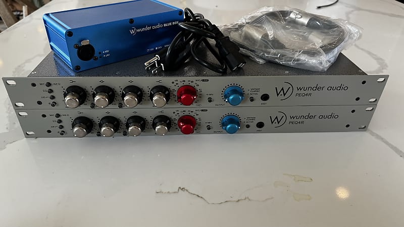 Pair of Wunder Audio PEQ4R with power supply - 2015-Present - | Reverb