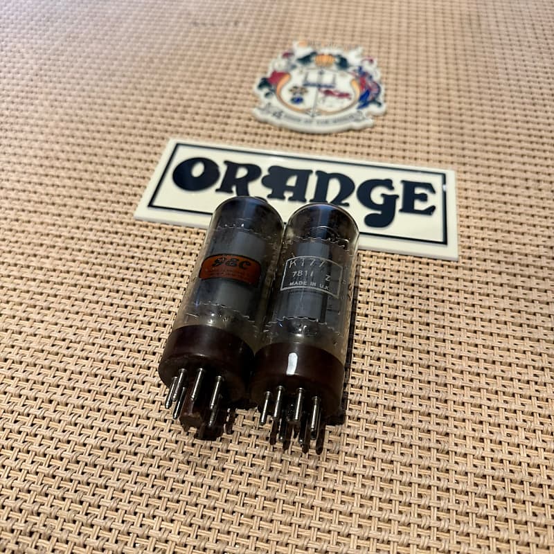 Matched Pair 2x Vintage 1960s GEC KT77 Brown Base | Reverb Australia