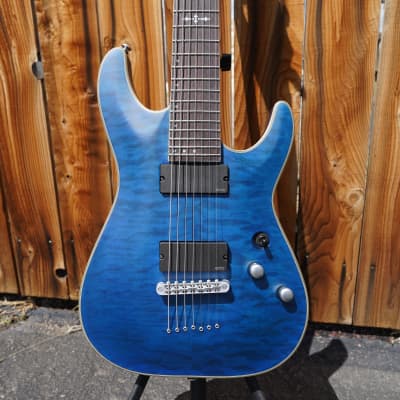 Schecter Diamond Series PROTOTYPE Platinum-7 Satin See Thru | Reverb