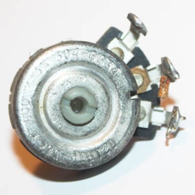 Vintage 1966 Fender 50K RA Reverse Audio Stackpole | Reverb