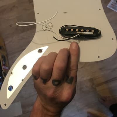 Squier Bronco sonic pickguard and pickup | Reverb