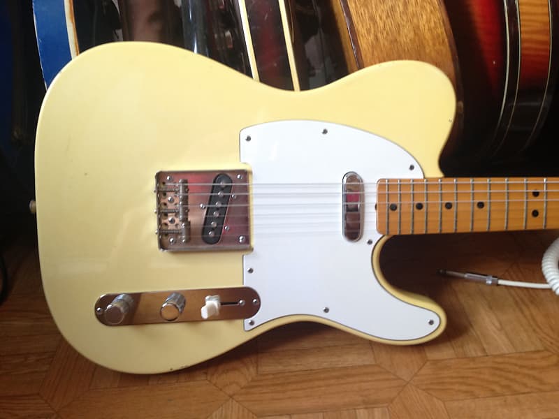 70's 1977 Fresher Telecaster Vintage yellow color Japan Rare | Reverb