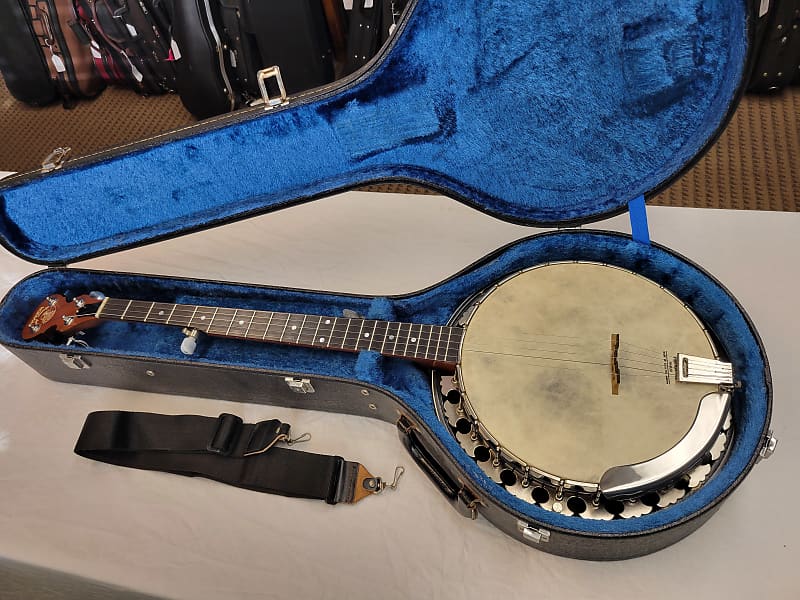 Deering 5-String Banjo, Basic Model, 1984, with hardshell | Reverb