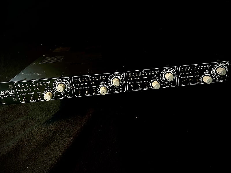 NPNG QMP-4NW 4-Channel Microphone Preamp. Super Rare. | Reverb