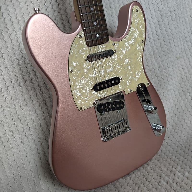 Luthier Made Telecaster Nashville 2010s Glitter Pink | Reverb