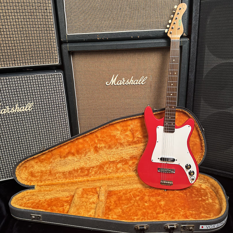 1963 Vox 238 Stroller Hot Rod Red JMI Made in England | Reverb UK