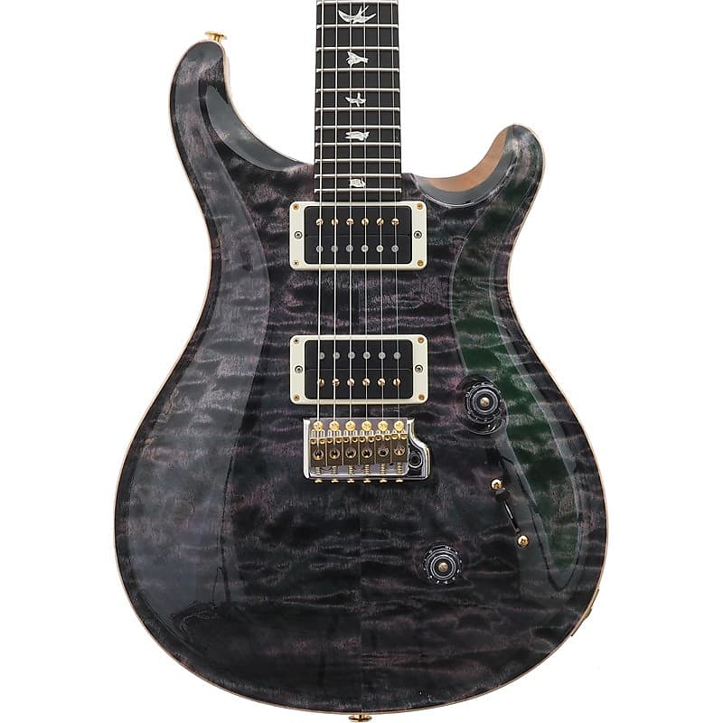 PRS Custom 24 10 Top Quilt, Pattern Thin, Purple Iris | Reverb