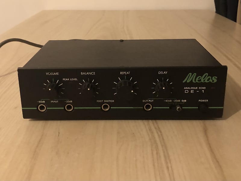 rare Melos DE-1 - Vintage Analogue True BBD Echo Delay, 1980s | Reverb