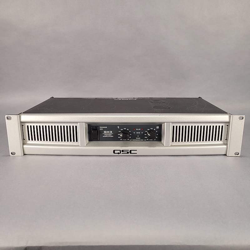 QSC GX3 425W 2-Channel Power Amplifier - Black | Reverb
