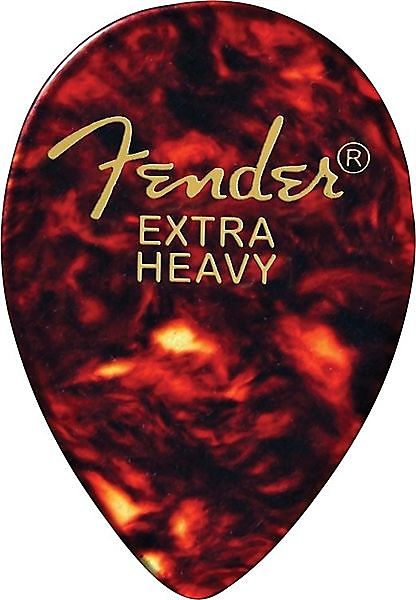 Fender 358 Shape Picks, Shell, Extra Heavy, 72 Count 2016 | Reverb