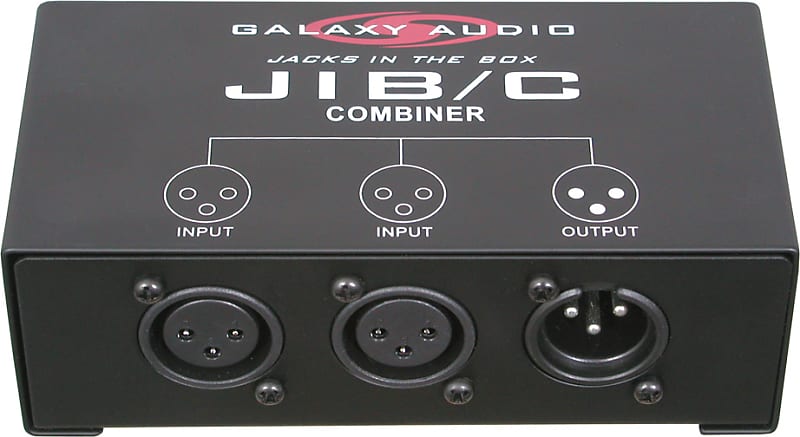 Galaxy Audio JIB/C 2 to 1 XLR Mic Combiner | Reverb
