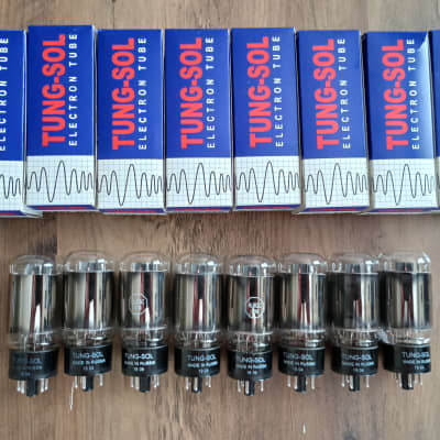Tung-Sol 6L6GC STR Matched Octet (8) Power Tubes | Reverb
