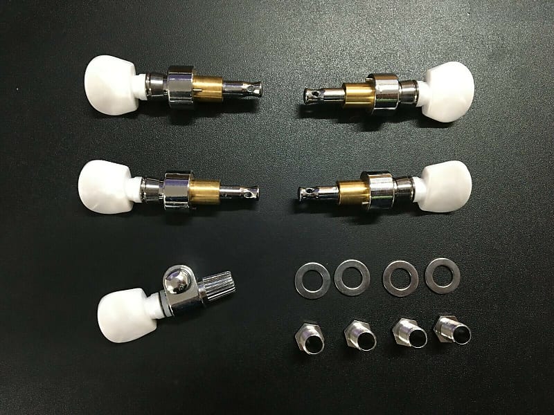 BJMH5 Full Set 5-String Banjo Machine Head, Tuning Pegs/Keys | Reverb