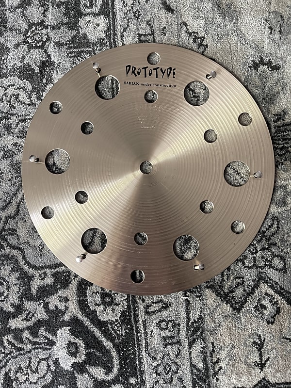 Sabian AA bell disk with holes 9” prototype Natural | Reverb UK