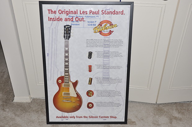 Gibson Les Paul Dealer Poster | Reverb