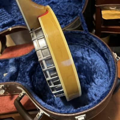 Hondo Hb82 5 string banjo and case 80s - Blonde | Reverb