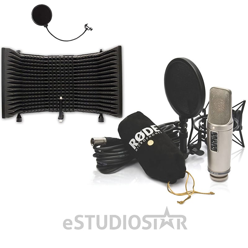 Rode NT2-A Cardioid Condenser Microphone Studio Bundle with | Reverb
