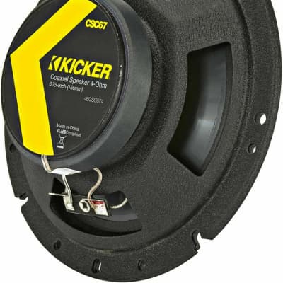 Kicker 46CSC674 CSC67 6.75-Inch Neodymium Car Audio Coaxial | Reverb