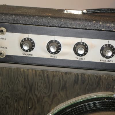 Sunn Studio Bass Amp 1970's 15" Speaker Black 1970's | Reverb