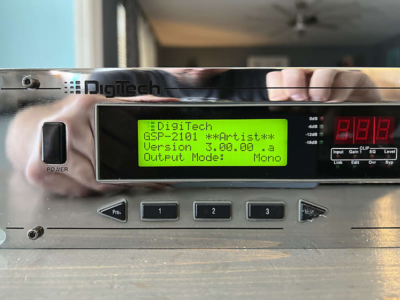 DigiTech GSP 2101 Artist Pro, Chrome with Control One | Reverb
