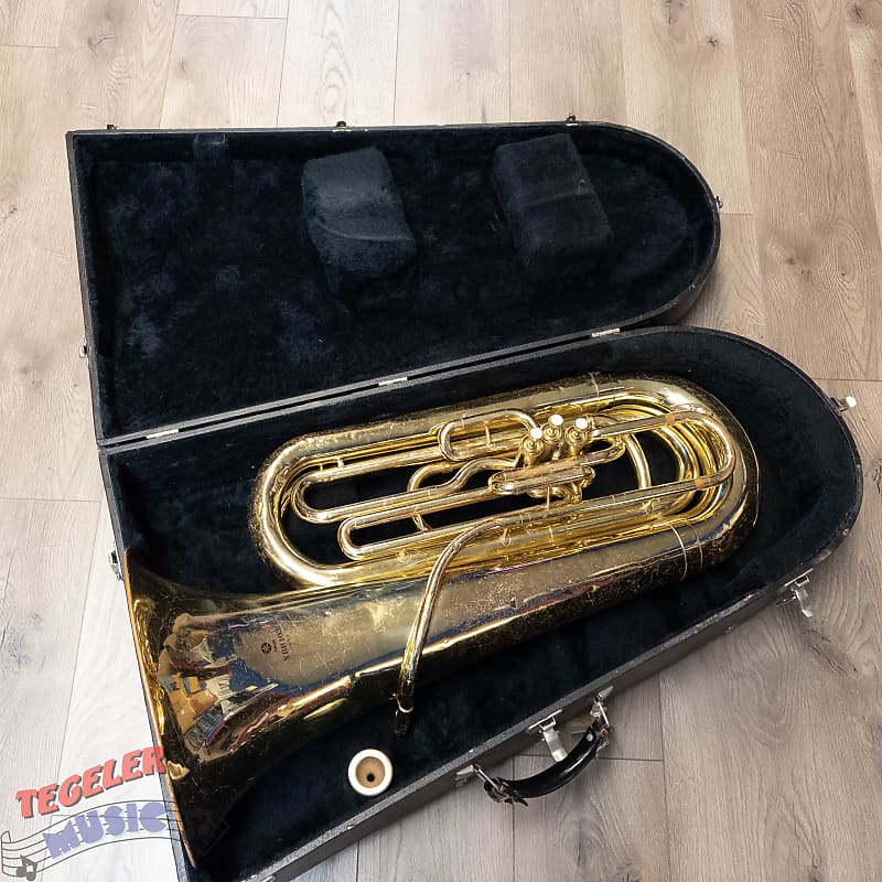 FOR PARTS OR REPAIR-Yamaha YBB103 Tuba w/Mouthpiece and Case | Reverb