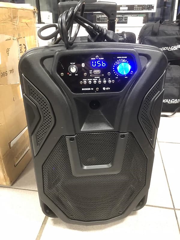 QTX Busker 10, Portable PA System With Wireless Mic, Ex | Reverb UK