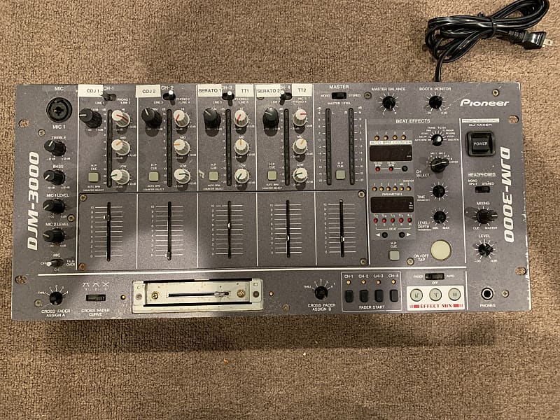 Pioneer DJM-3000 4-Channel DJ Mixer with Effects | Reverb