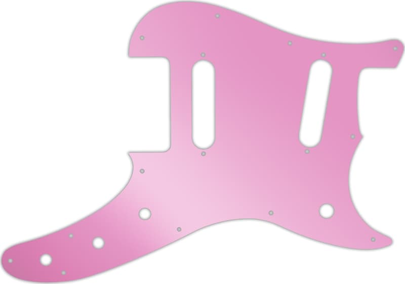 WD Custom Pickguard For Fender Duo-Sonic Offset SS #10P Pink | Reverb