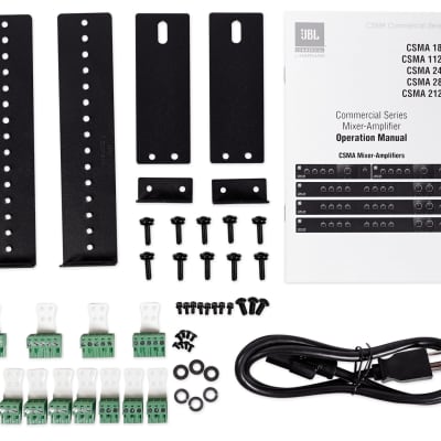 JBL CSMA280 Commercial Amplifier+(4) 6.5" White Wall+(8) 4" | Reverb