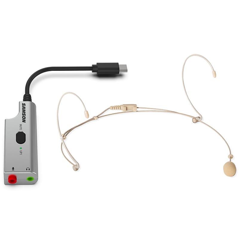Samson DEU1 Broadcast Headset Microphone Bundle | Reverb