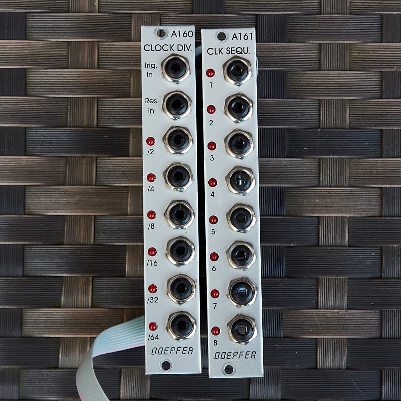 A160 Clock Divider plus A161 Clock Sequencer | Reverb