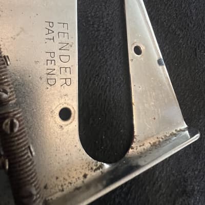 1961 Fender Telecaster Pat pend Bridge 1960s - Original | Reverb