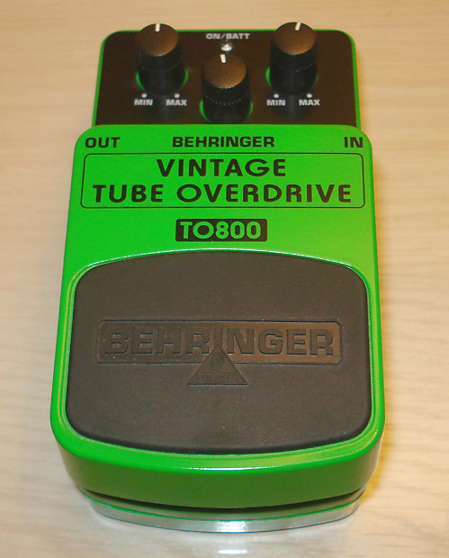 Behringer TO800 VINTAGE TUBE OVERDRIVE | Reverb