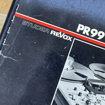 Revox PR99 Set Of Schematics Manual 80s | Reverb
