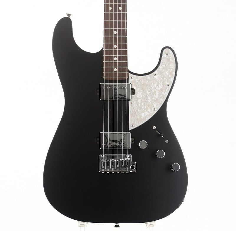 Fender Made In Japan Elemental Stratocaster Hh Rw Stone Black | Reverb