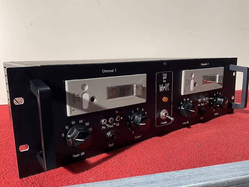 Siemens V77 ( TELEFUNKEN ) PAIR PREAMP. VINTAGE RACK CUSTOM | Reverb