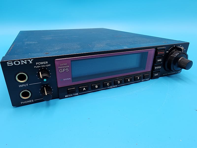 90s Sony HR-GP5 Guitar Multi Effect Instrument Processor Half | Reverb