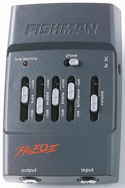 Fishman PRO EQ-II Acoustic Guitar Outboard DI/Preamp - PROEQ | Reverb
