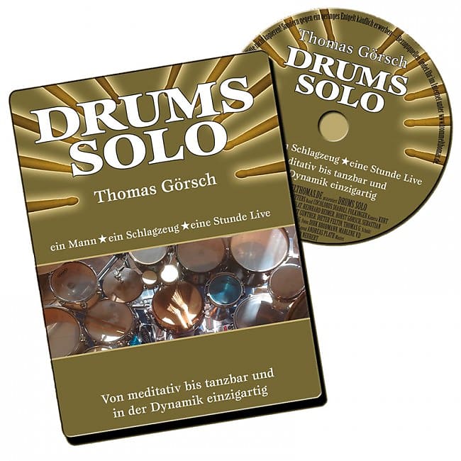 shop2rock DVD Drums Solo von Thomas Görsch Ein Mann, ein | Reverb