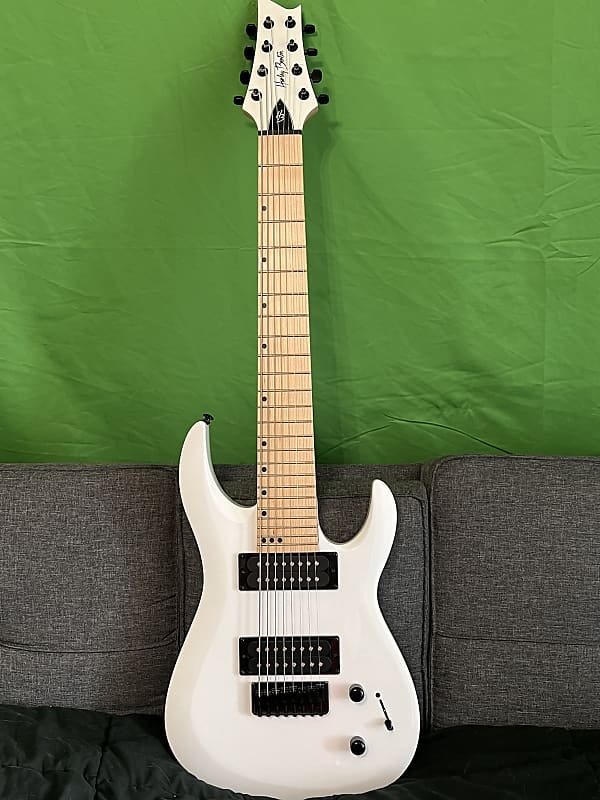 Harley Benton 8 string w gig bag and invader copy pickup (not | Reverb