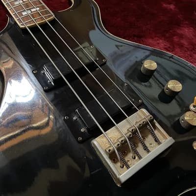 c.1980s Polytone/Kasuga Comtempo Bass Double Cuttaway MIJ | Reverb